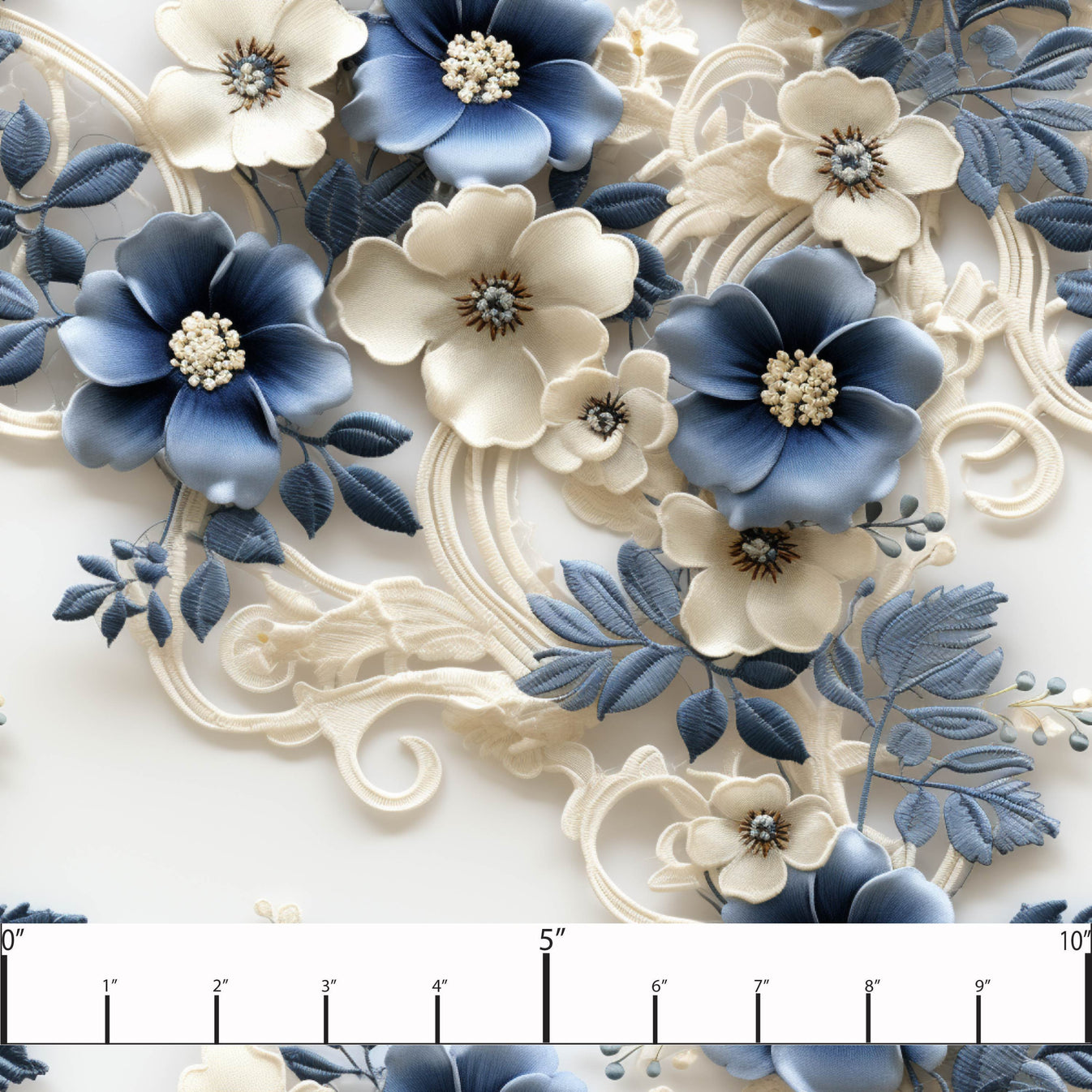 Lace denim preorder round 33.5 – My Fabric Dresser